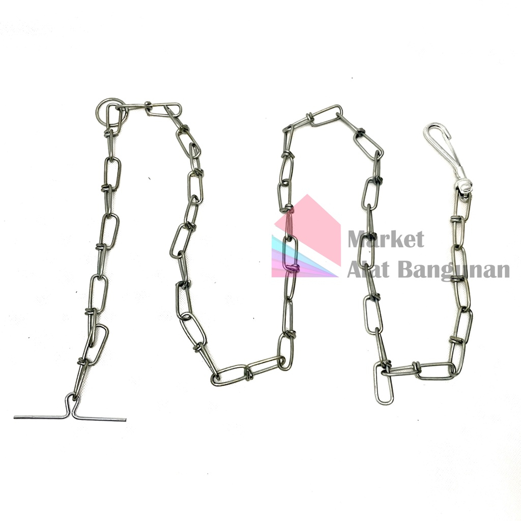 Jual Rantai Anjing No. 45 4,5 MM x 1,5 Meter / Rantei Gogok / Rante ...