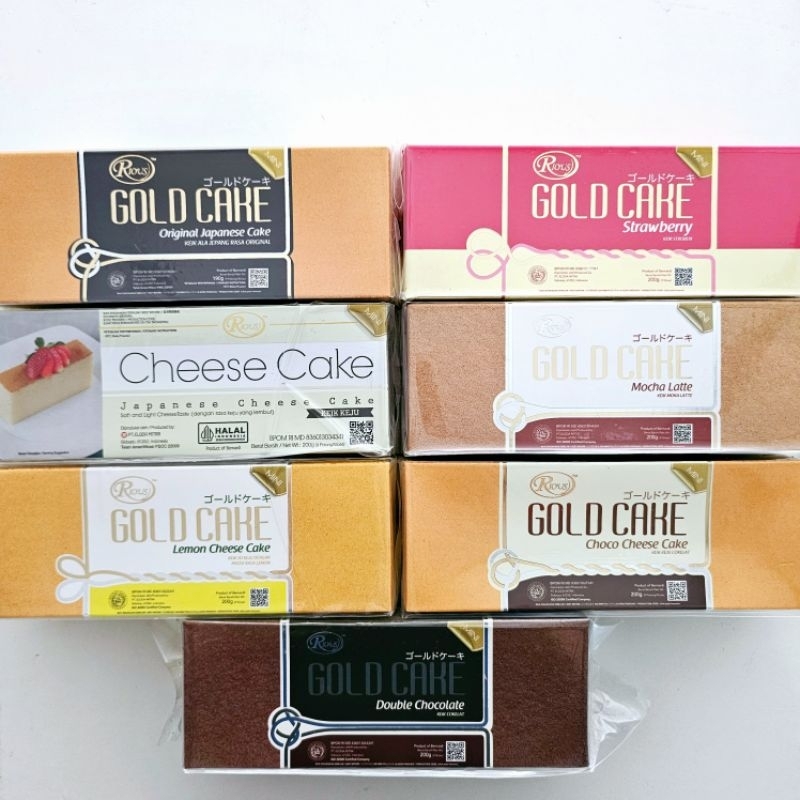 Jual Rious GOLD CAKE japanese all varian 200gr | Shopee Indonesia