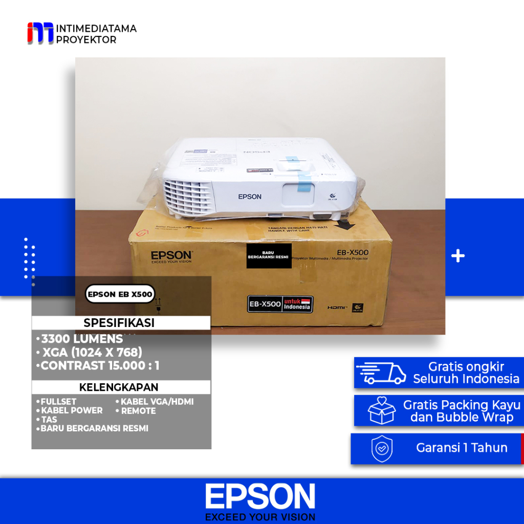 Jual Proyektor Epson EB-X500 BARU | Shopee Indonesia