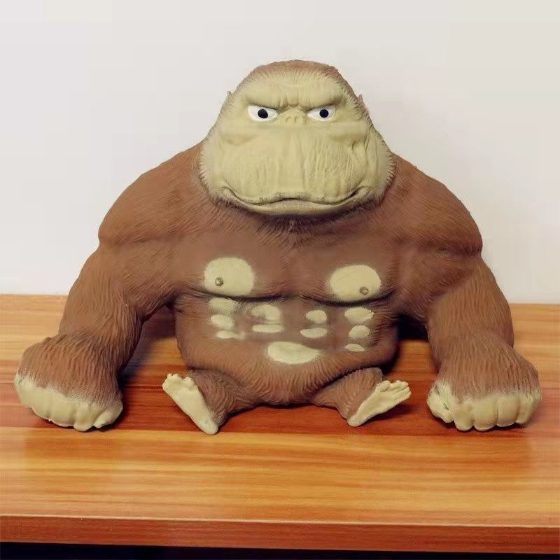 Jual SQUISHY LEMPAR TONJOK KINGKONG gorilla monkey monyet Jumbo ...
