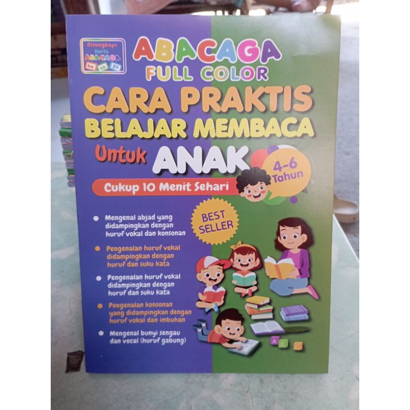 Jual ABACAGA cara praktis belajar membaca ukuran sedang | Shopee Indonesia