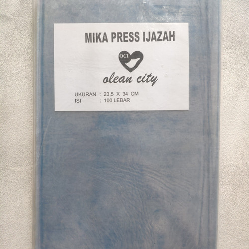 Jual PLASTIK PRESS MIKA FOLIO / PLASTIK MIKA FOLIO BUAT IJAZAH 1 LEMBAR ...