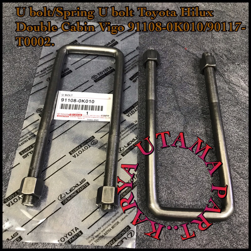 Jual U Bolt Spring U Bolt Toyota Hilux Double Cabin Vigo 91108-OK010 ...