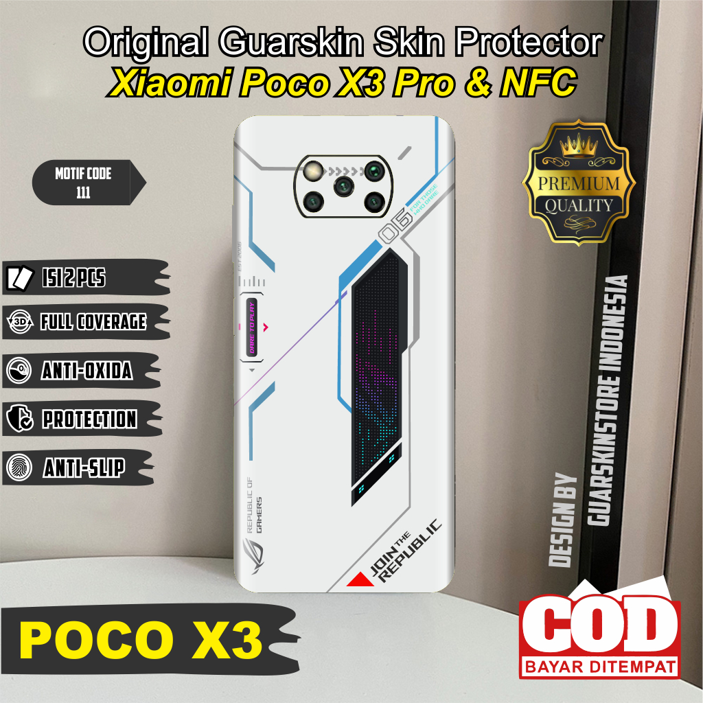 Jual Original Guarskin Skin Protector Xiaomi Poco X3 Pro & NFC Motif ...