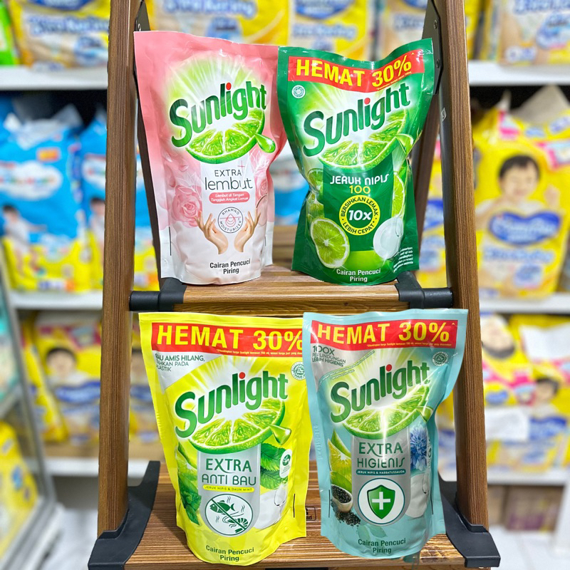 Jual SUNLIGHT SABUN CUCI PIRING JERUK NIPIS REFILL 650ML | Shopee Indonesia