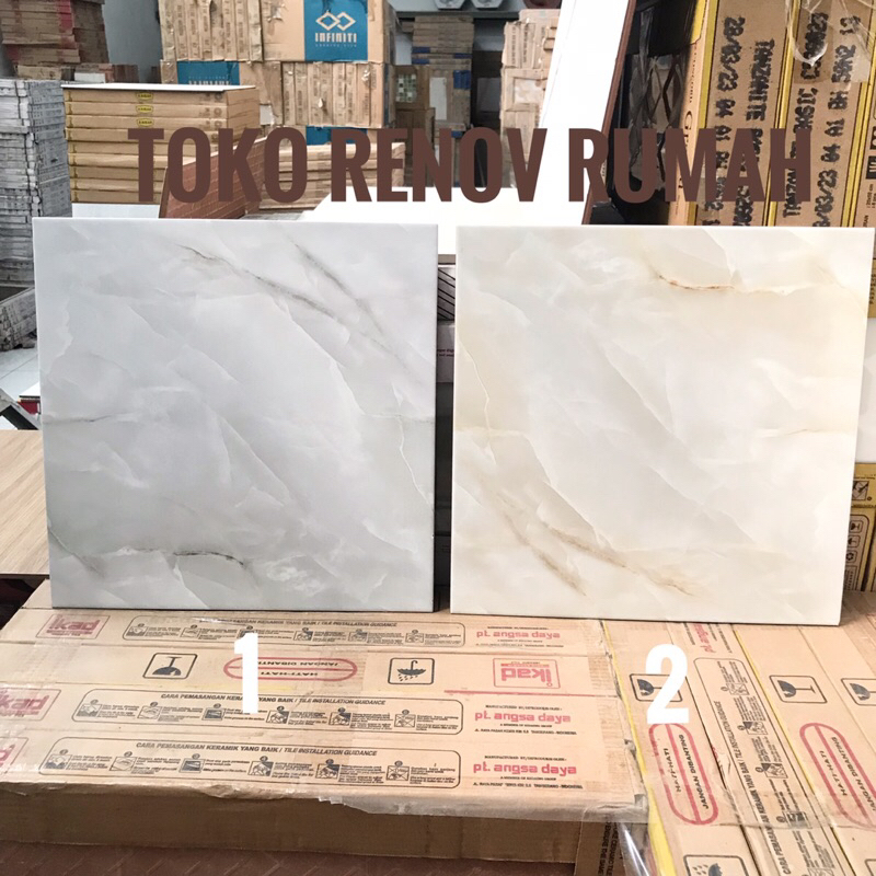 Jual keramik 40x40 motif marmer (glossy)/ keramik lantai marmer/ keramik motif marmer/ keramik ...