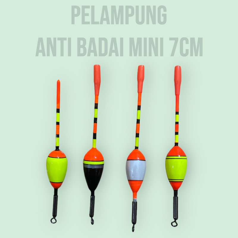 Jual Kimpul Pelampung Pancing Anti Badai Mini 7 cm Model Klem | Shopee ...