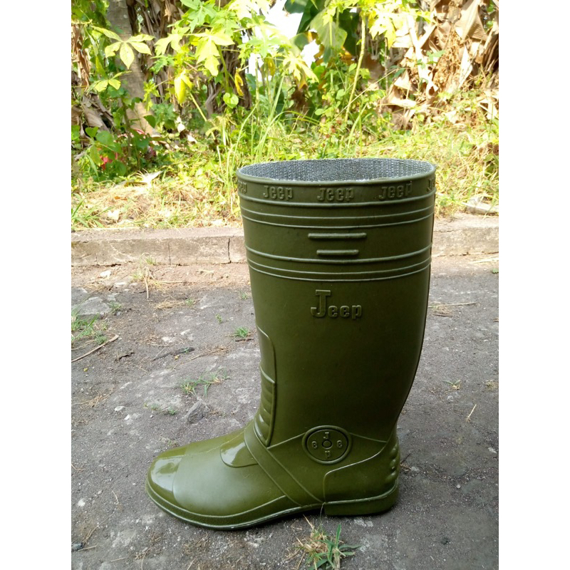 Jual Sepatu Boot Air JP Tinggi Hijau | Shopee Indonesia