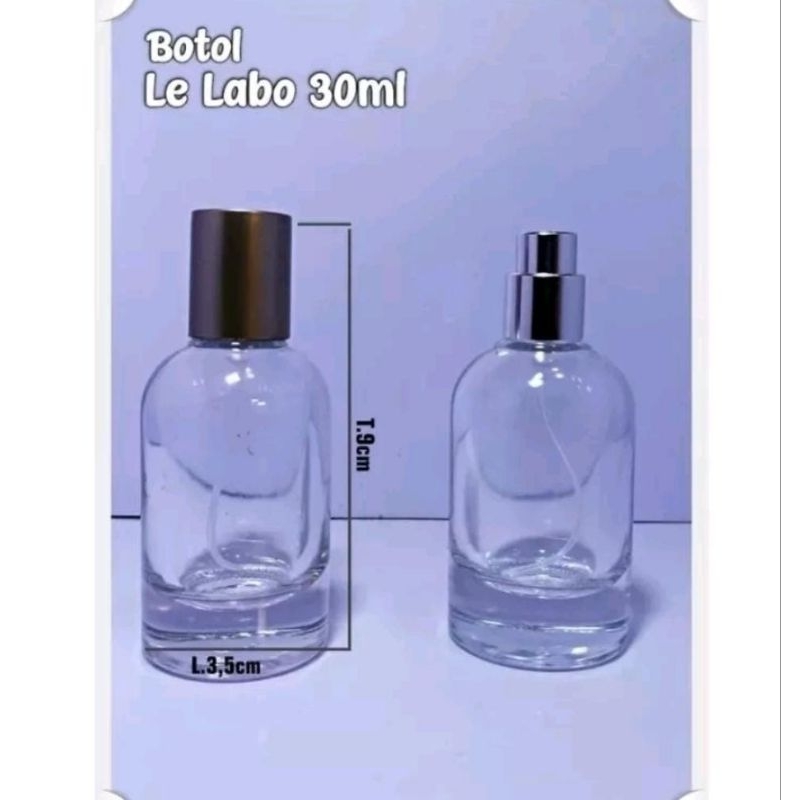 Jual Botol parfum lelabo labolide 30 ml silver | Shopee Indonesia