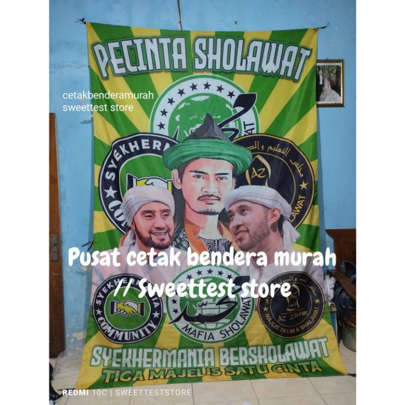 Jual TERBARU + CETAK BENDERA SYEKHERMANIA, BENDERA MAFIA SHOLAWAT ...