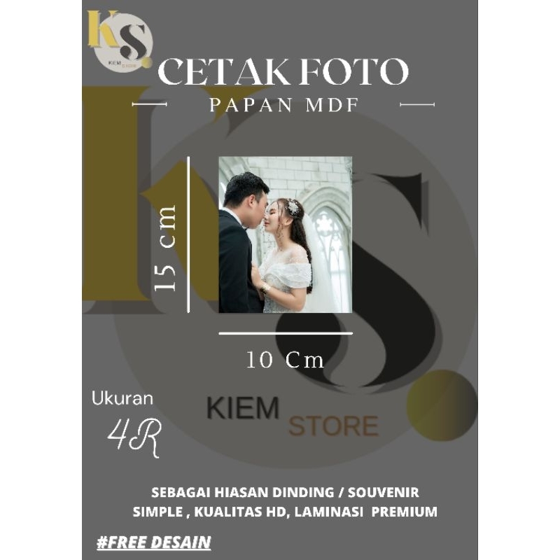 Jual Cetak Foto Papan MDF Premium Size Kecil (4R,6R,8R) | Shopee Indonesia