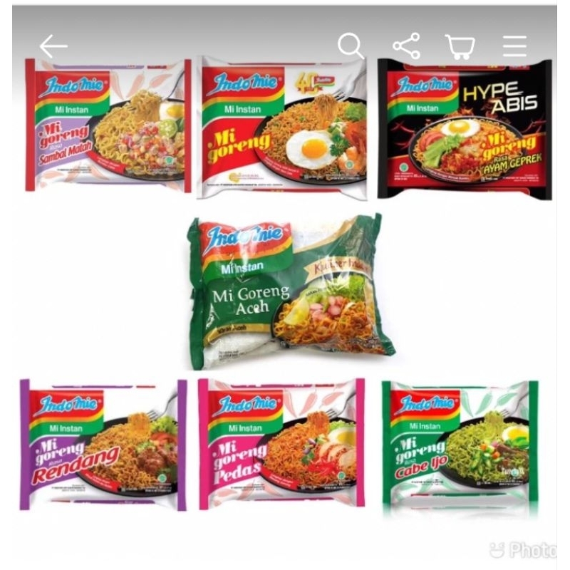 Jual INDOMIE GORENG BERBAGAI MACAM RASA | Shopee Indonesia