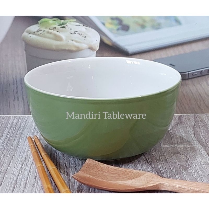 Jual 6 pcs Mangkok Sop Keramik 13 cm | Mangkok Sayur | Two Toned ...