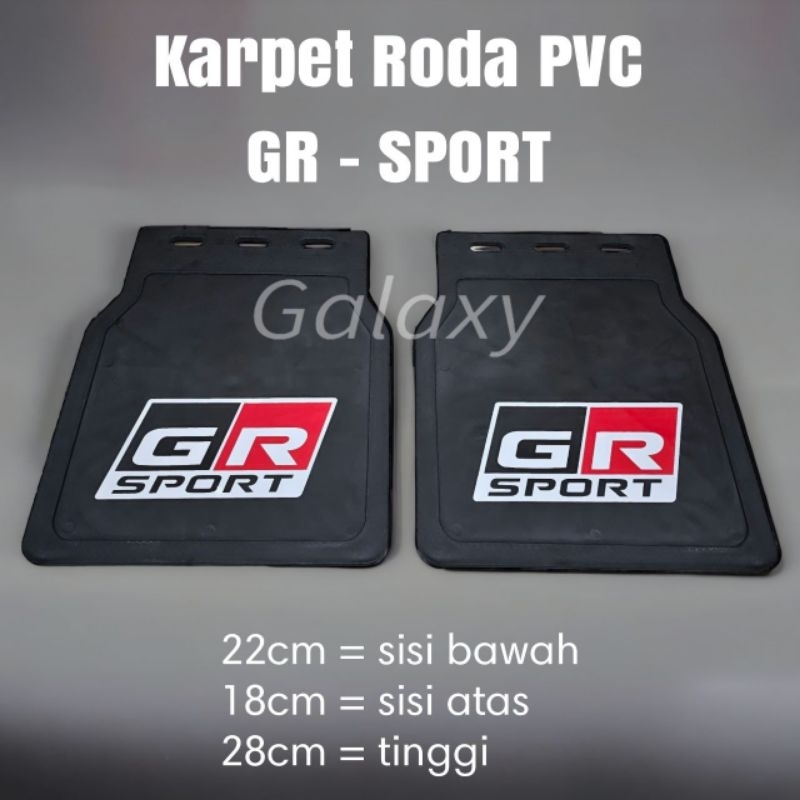 Jual Karpet Kepet Roda Karet / PVC - Embel Roda Penahan Lumpur - Harga ...