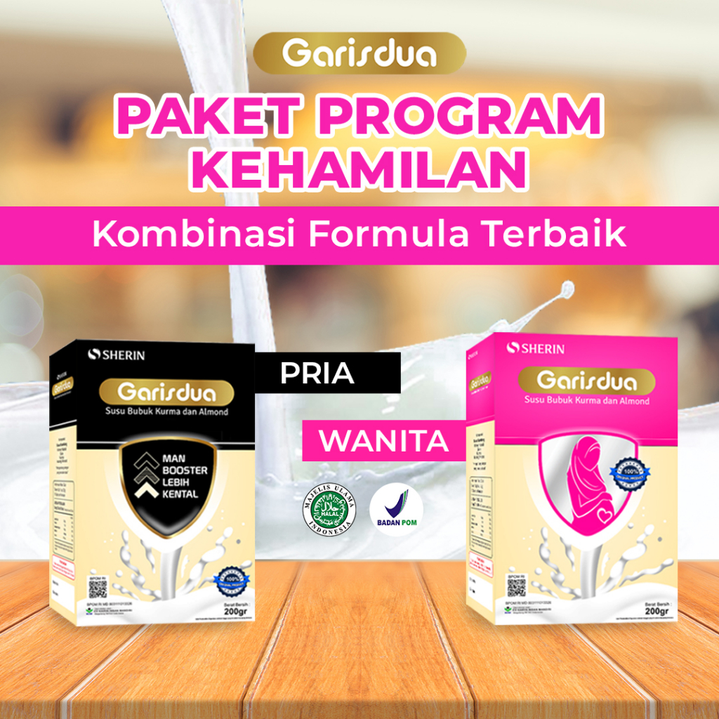Jual PAKET Hemat Susu Garis Dua Pria Wanita - Susu Garis Dua Promil - Susu Promil Cepat Hamil ...
