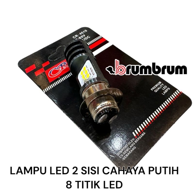 Jual LAMPU LED 2 SISI CAHAYA PUTIH MODEL BARU (4510) | Shopee Indonesia