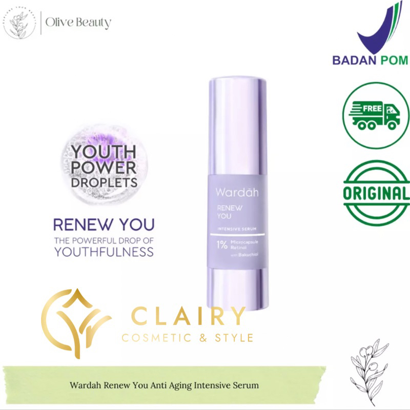 Jual WARDAH RENEW YOU INTENSIVE SERUM 15ml| serum anti anging | Shopee ...