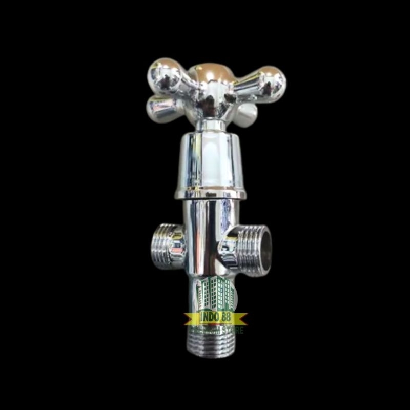 Jual STOP KRAN T 1/2 " / KRAN TOILET DOUBLE / KRAN SHOWER CABANG T ...