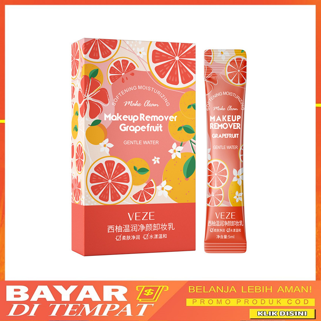 Jual Veze Makeup Remover Grape Fruit 5ml x 10 Sachet | Shopee Indonesia