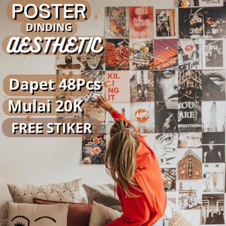 Jual tempelan dinding kamar aesthetic Harga Terbaik & Termurah Agustus ...