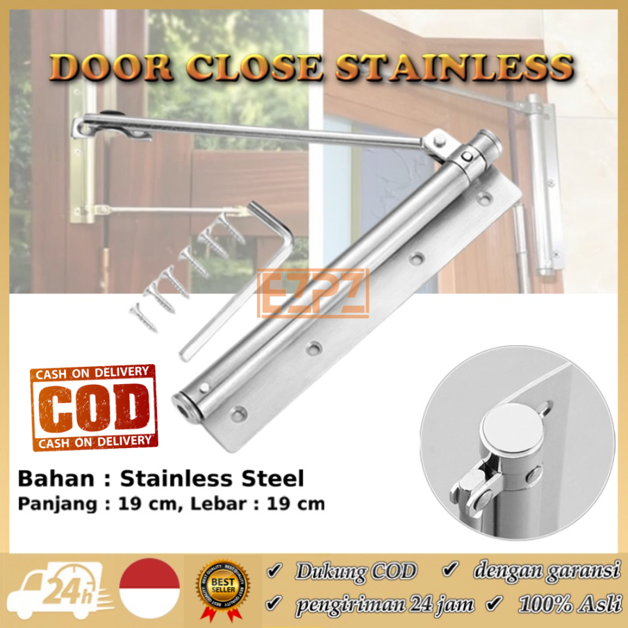 Jual EZPZ Door Closer / Alat Penutup Pintu / Engsel Koboi / Penutup ...