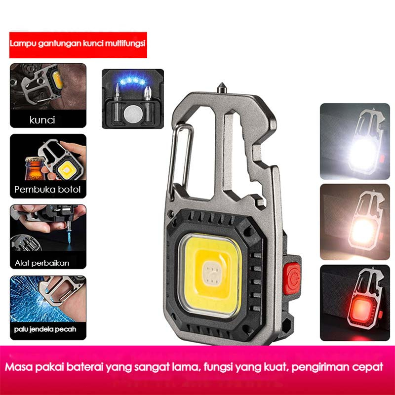 Jual COB Mini Keychain Light Memperbaiki Rumah Lampu Senter Multi ...