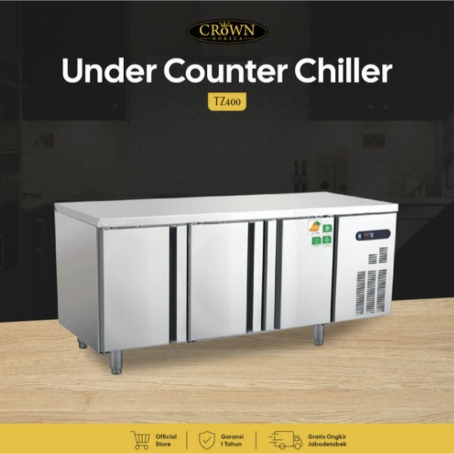 Jual Crown TZ400 Pendingin Undercounter Chiller 450 L Getra TZ400 450 ...