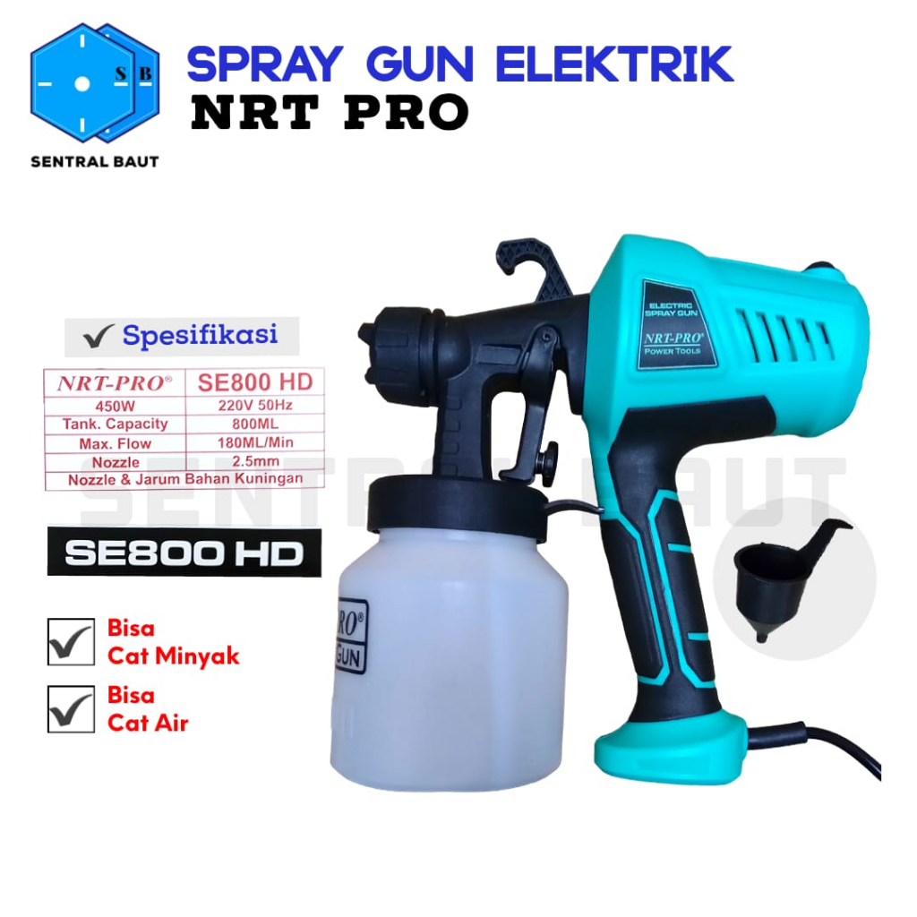 Jual SENTRAL BAUT || Spray Gun Elektrik NRT PRO | Shopee Indonesia