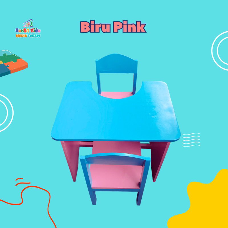 Jual Meja Kursi terapi/ Meja belajar anak/ Meja Pediatri/ Meja lipat ...