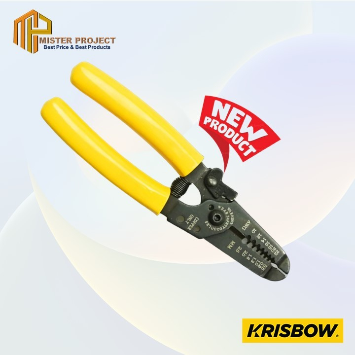 Jual Krisbow Wire Stripper Tang Kupas Kabel | Shopee Indonesia