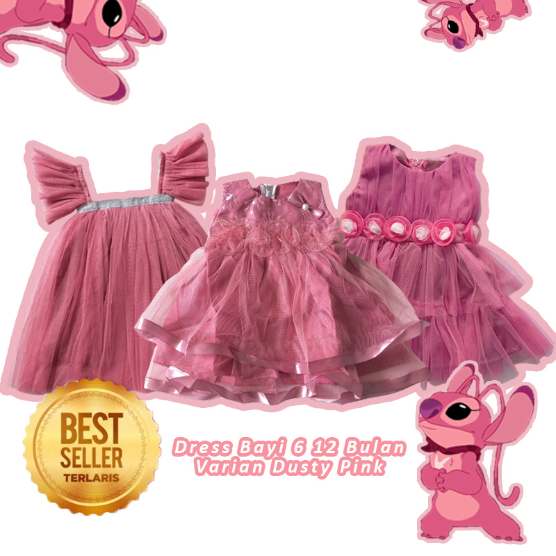 Jual Dress Tutu Bayi Perempuan 6 12 Bulan Model Terbaru 2023 GRATIS ...