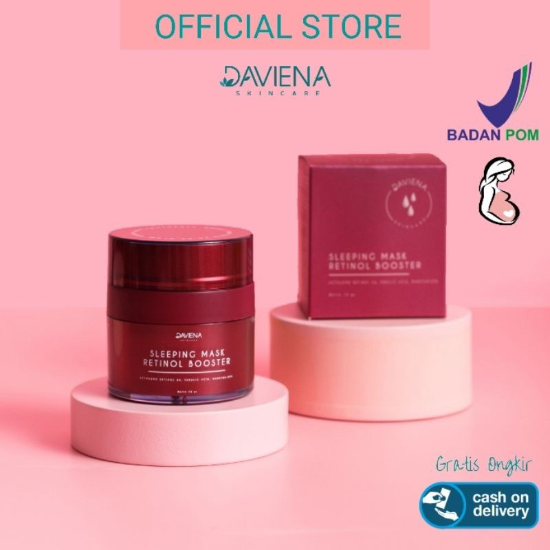 Jual SLEEPING MASK RETINOL BOOSTER DAVIENA | DAVIENA MEDAN| RETINOL ...
