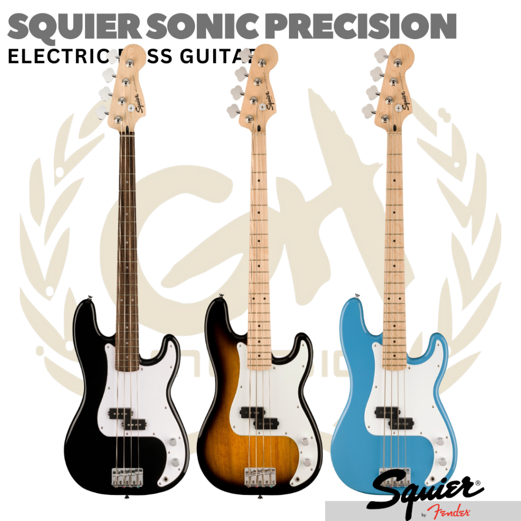 Jual SQUIER SONIC PRECISION Electric Bass Guitar | Bass Listrik ...