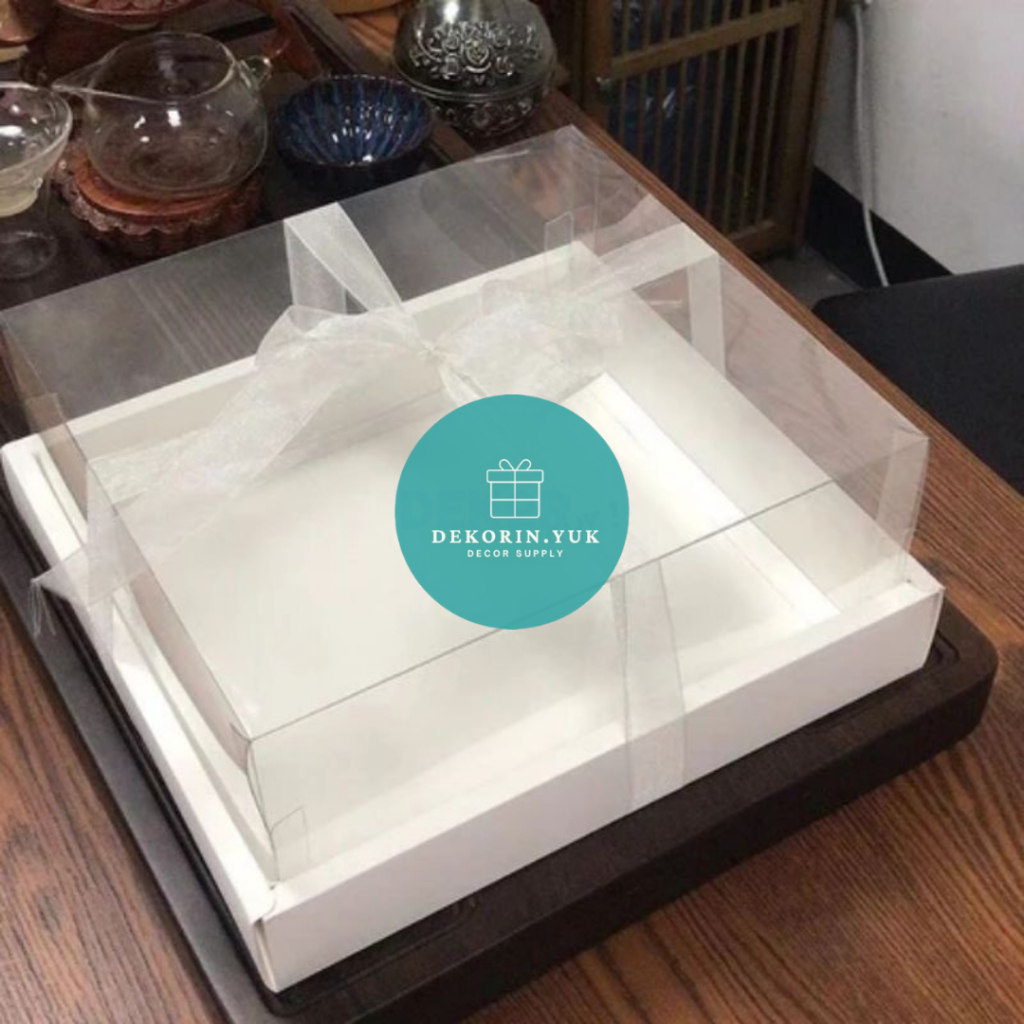 Jual BOX KUE MINIMALIS mika kue ulang tahun cake box mika kek packaging ...