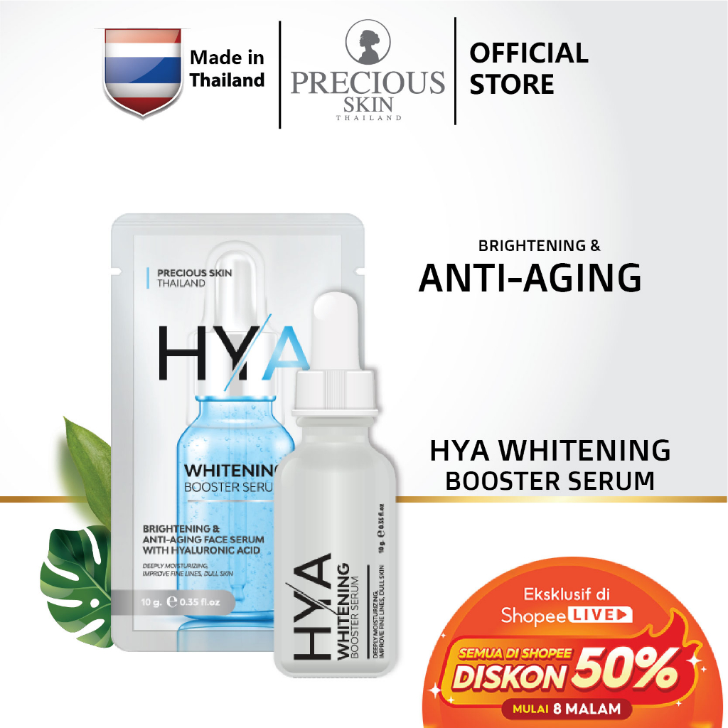 Jual Precious Skin Thailand Hya Whitening Booster Face Serum / Anti Aging Face Serum / Serum ...