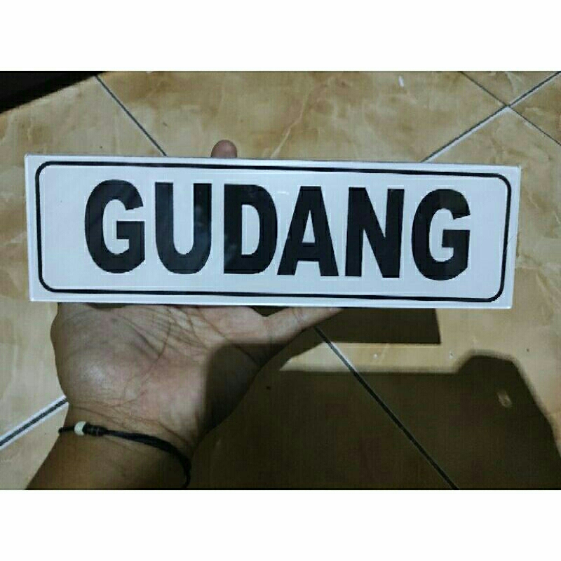 Jual akrilik nama ruang gudang / stiker | Shopee Indonesia