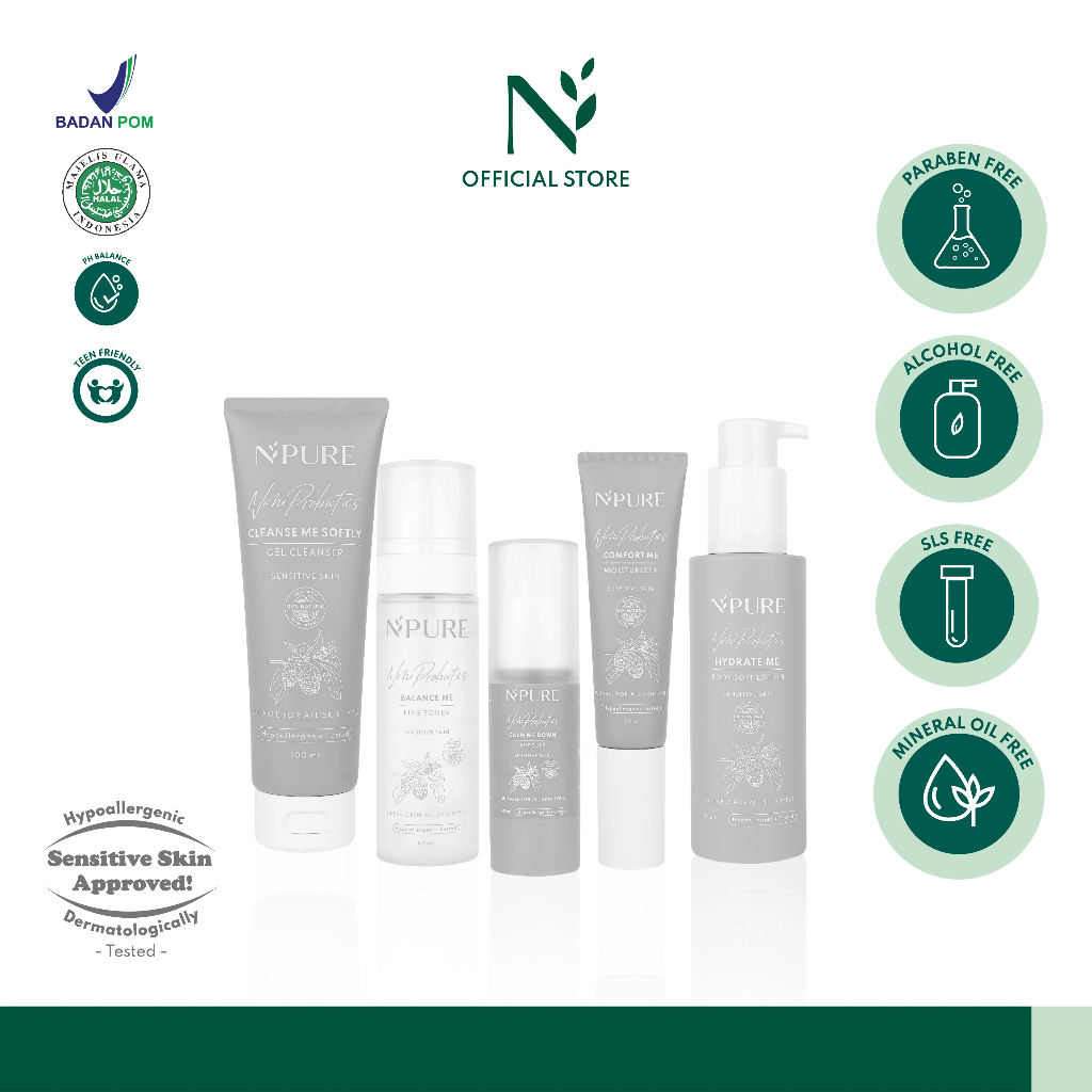 Jual NPURE Noni Probiotics Series (Sensitive Series ) | Sensitif Kulit ...