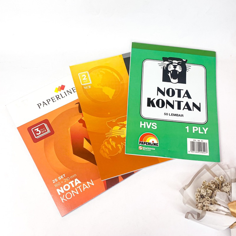 Jual BUKU NOTA BESAR PAPERLINE 1/2/3 PLY NCR/ NOTA KONTAN | Shopee ...