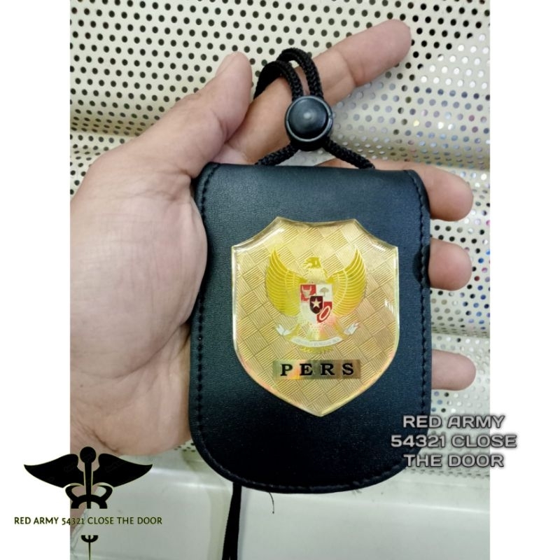 Jual Tali Lanyard Name Tag Kalung Holder ID Card Logo PERS | Shopee ...