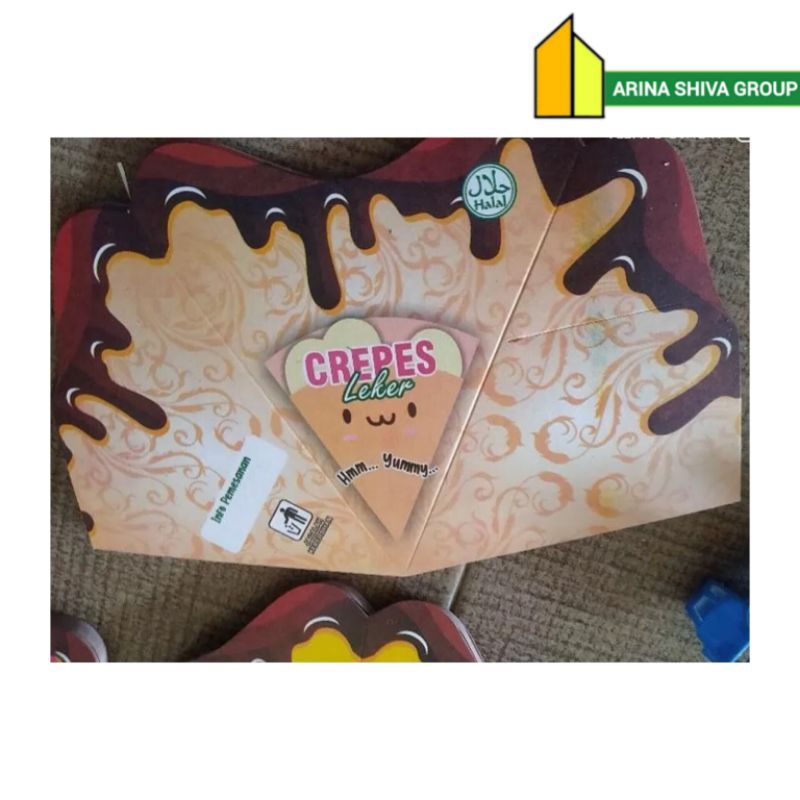 Jual 300 LEMBAR KEMASAN CREPES LIPAT JUMBO PAPER CRAFT KARTON SUPER ...
