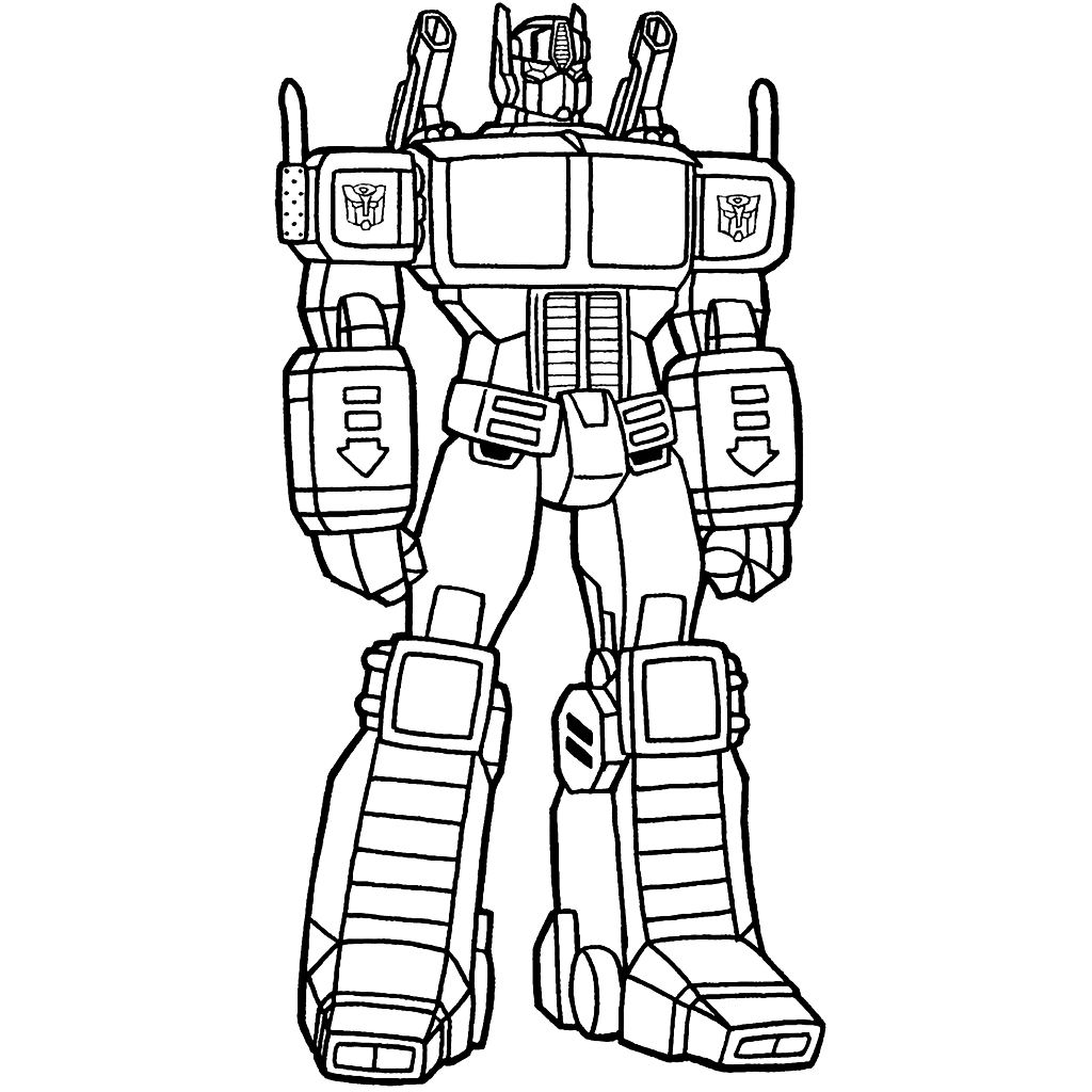 Jual Gambar Sketsa Mewarnai / Transformers / Part 2 / Gambar Sketsa ...