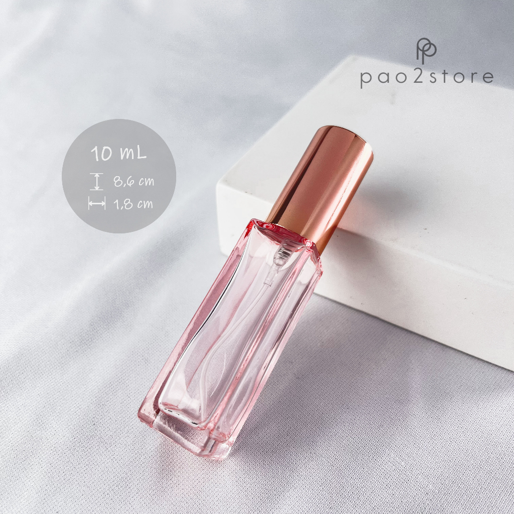 Jual Botol Spray Kotak - Kaca Tebal PINK TRANSPARAN - Parfum Isi Ulang ...