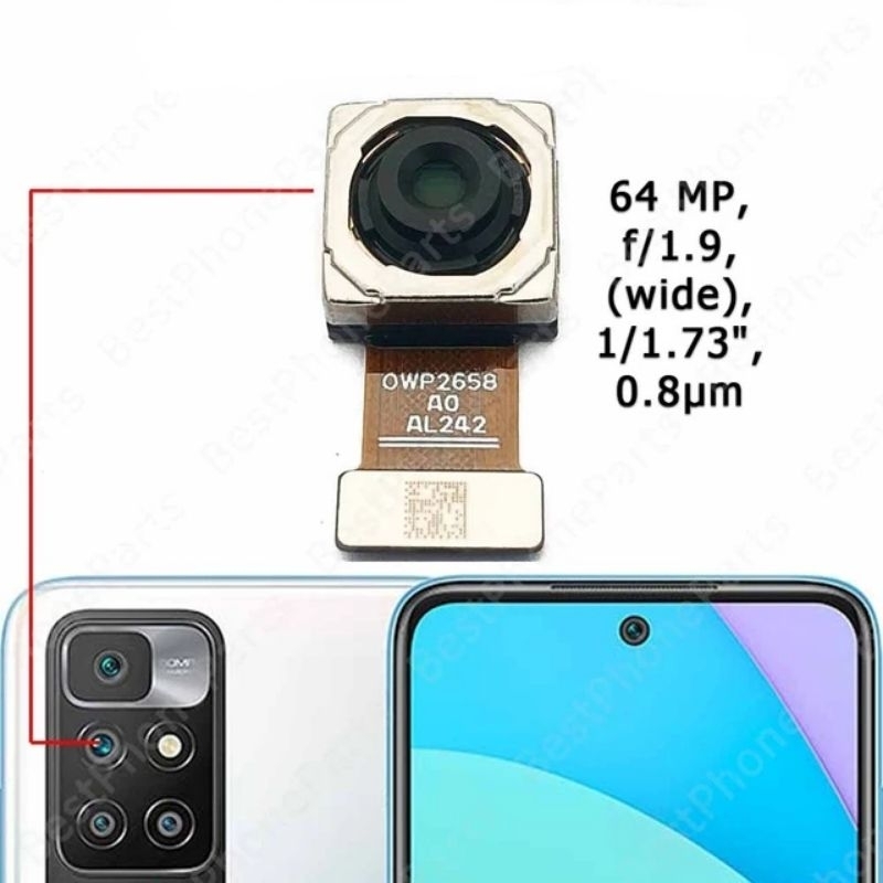 Jual BACK CAMERA / KAMERA BELAKANG UTAMA XIAOMI REDMI NOTE 11 - REDMI ...