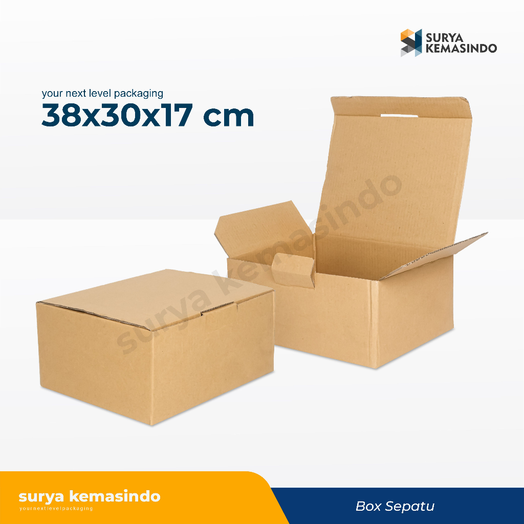 Jual Box 38X30X17 (SKETSA) Box/kardus/Karton/Paking/boxsepatu/sepatu ...