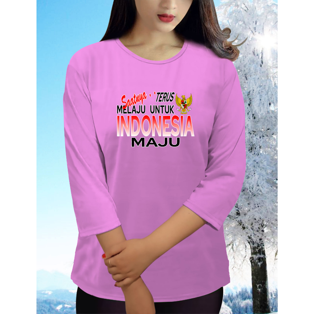 Jual Atasan Baju Kaos Wanita Dewasa Jumbo Oversize Kekinian Lengan 3/4 ... Jual Atasan Baju Kaos Wanita Dewasa Jumbo Oversize Kekinian Lengan 3/4 ...