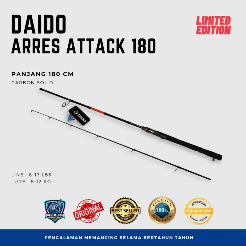 Jual Joran Daido Ares Attack II | Shopee Indonesia