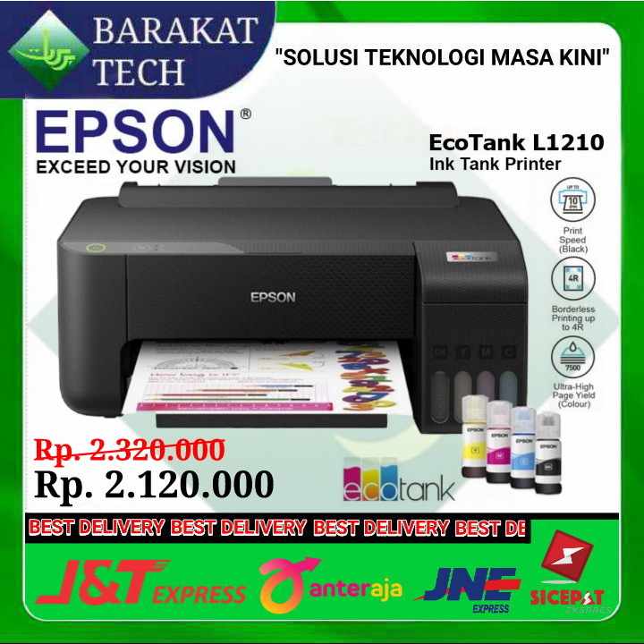 Jual Epson EcoTank L1210 A4 Ink Tank Printer | Shopee Indonesia