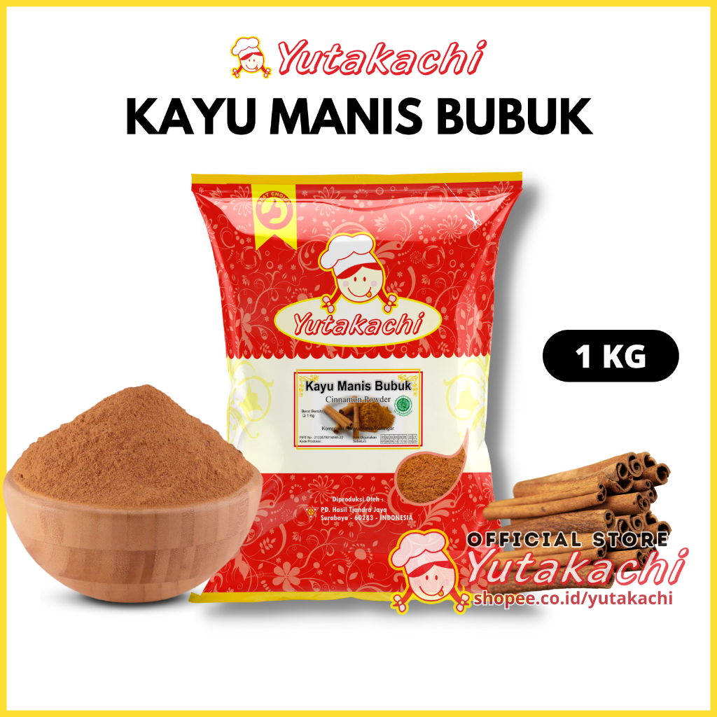 Jual Kayu Manis Bubuk 1Kg Yutakachi / Murni Cinnamon Powder / Bumbu ... Jual Kayu Manis Bubuk 1Kg Yutakachi / Murni Cinnamon Powder / Bumbu ...
