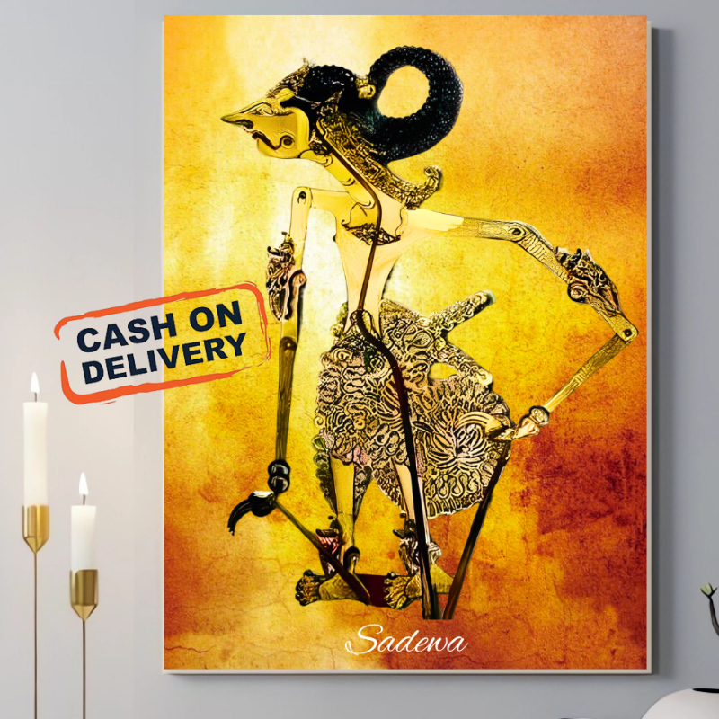 Jual Poster Wayang Kulit Sadewa Untuk Hiasan Dinding Atau Wall Dekor ...