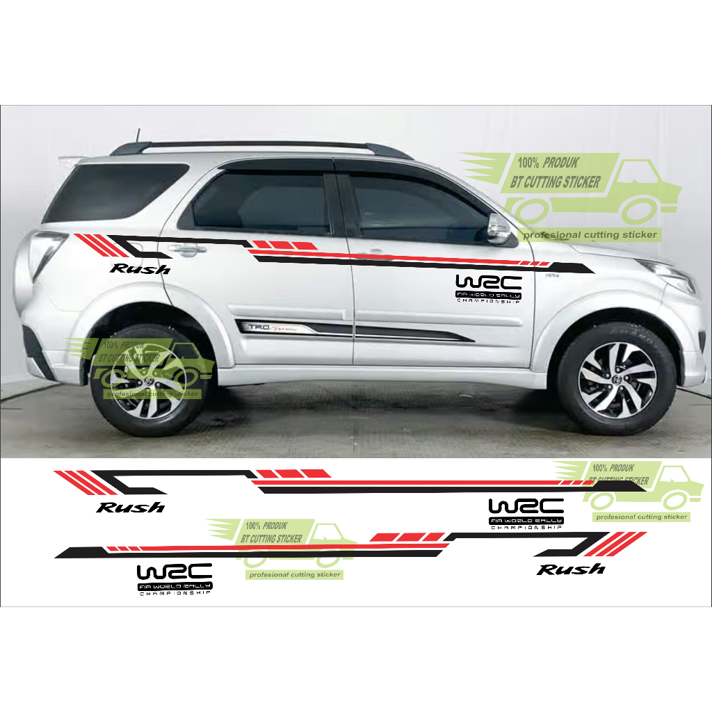 Jual Sticker cutting sticker mobil toyota rush all mobil bisa sticker daihatsu terios sticker ...
